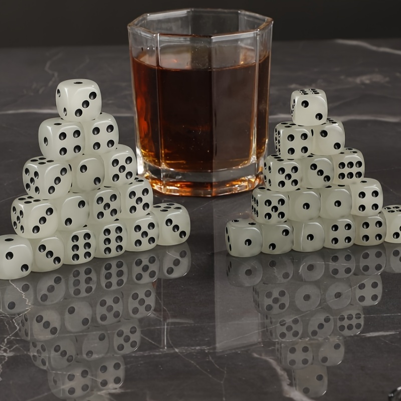Glow In Dark Game Dice Set Perfect Board Games Parties - Temu Ireland