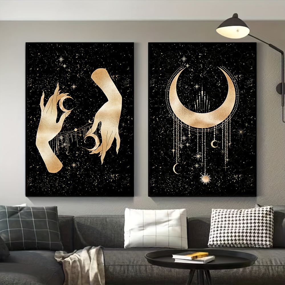 Unframed Canvas Poster Modern Art Abstract Minimalist Lunar - Temu ...
