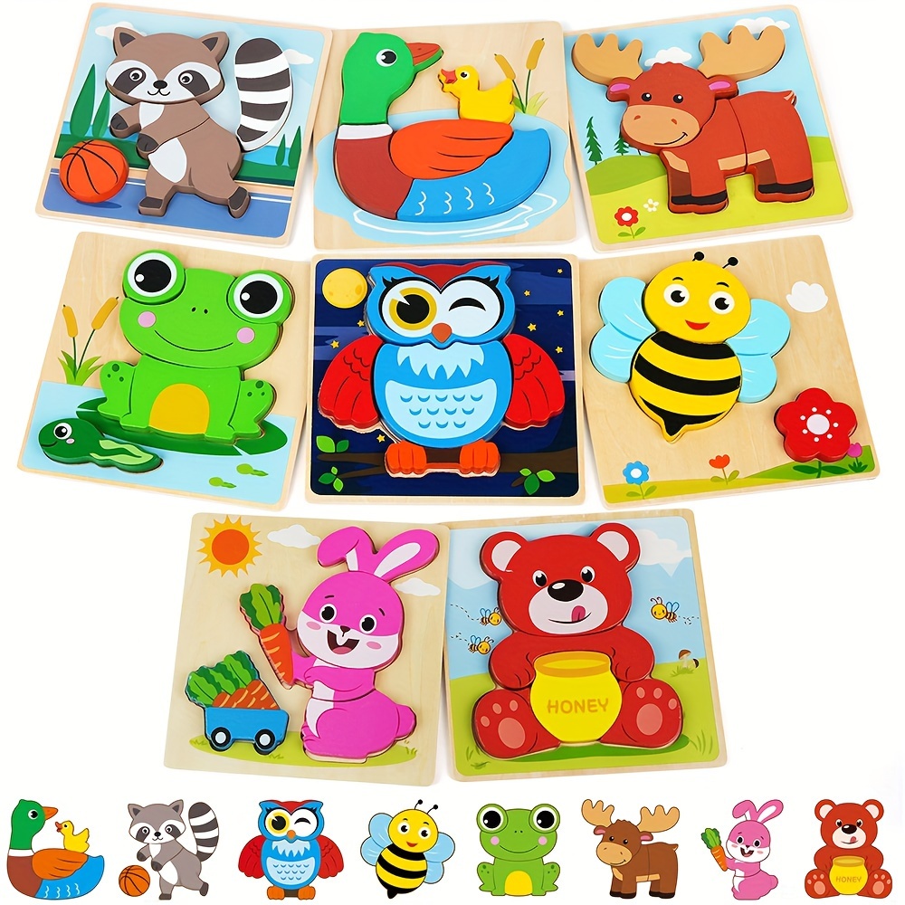 wood puzzles sold on Temu United States