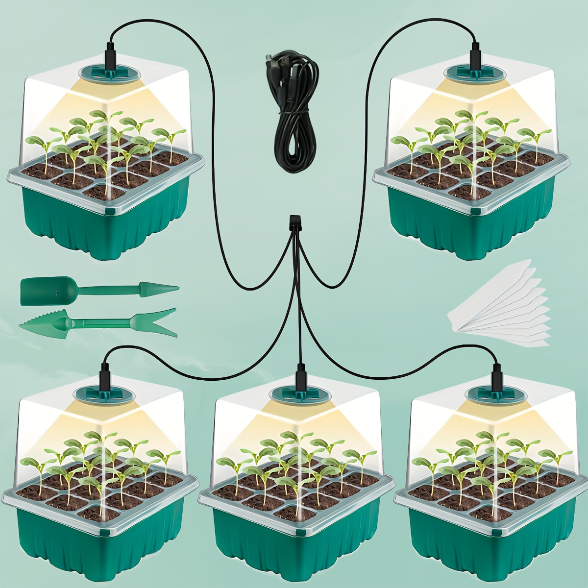 hydroponic garden sold on Temu United States