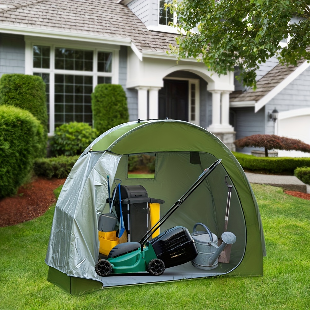 Outdoor Bike Storage Tent 210d Oxford Fabric Waterproof - Temu