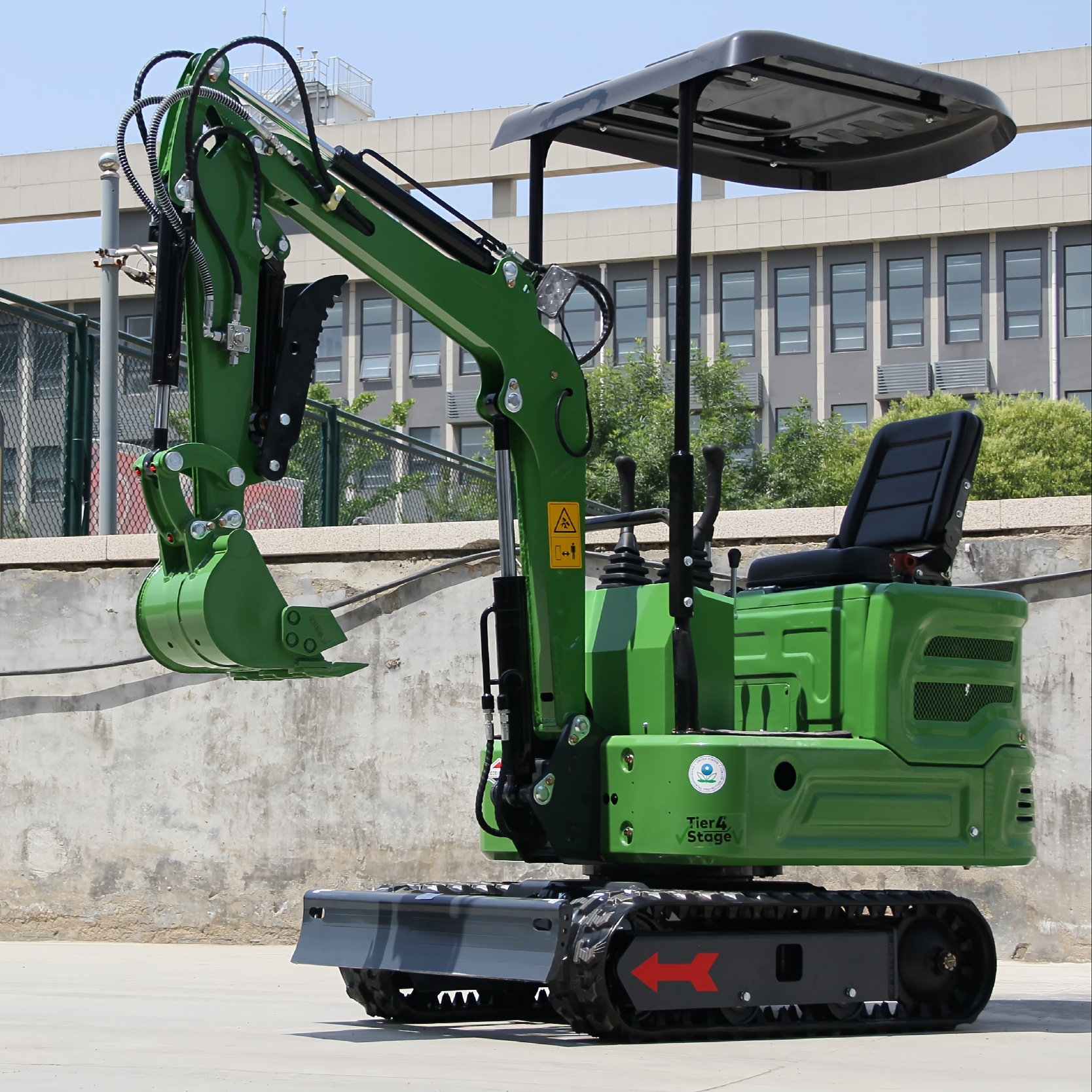 mini excavator sold on Temu United States