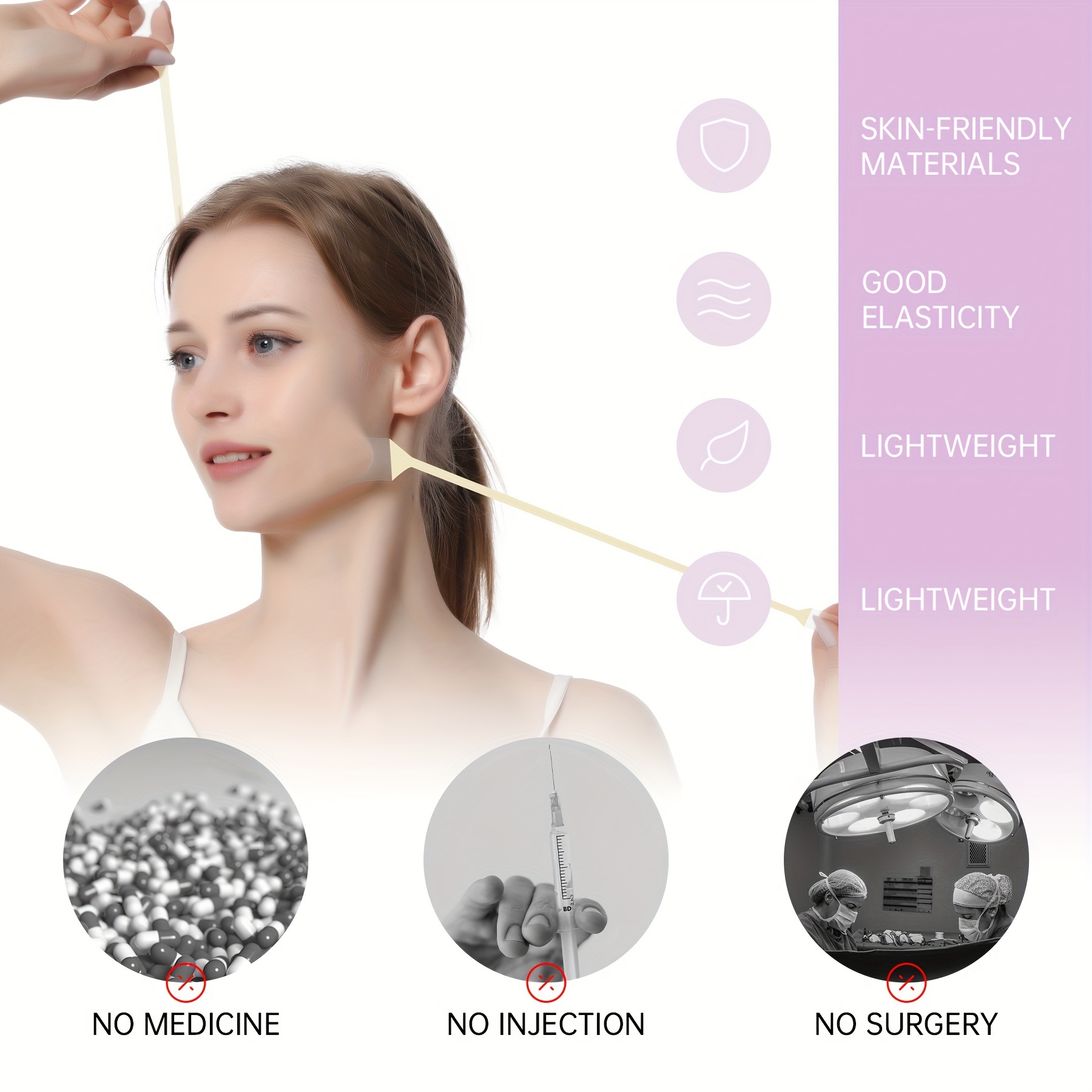 "firming Magic" Face Lifting Patch V Face Patch Small V Face Face ...