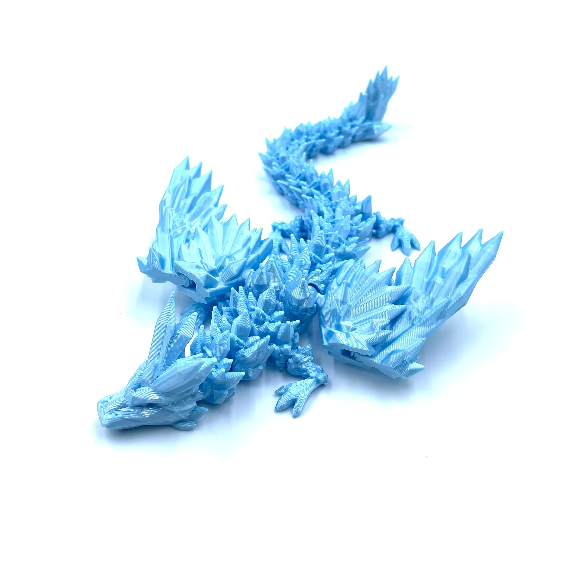 Dragon Statue Wings 3d Printing Hinged Joints Colorful - Temu