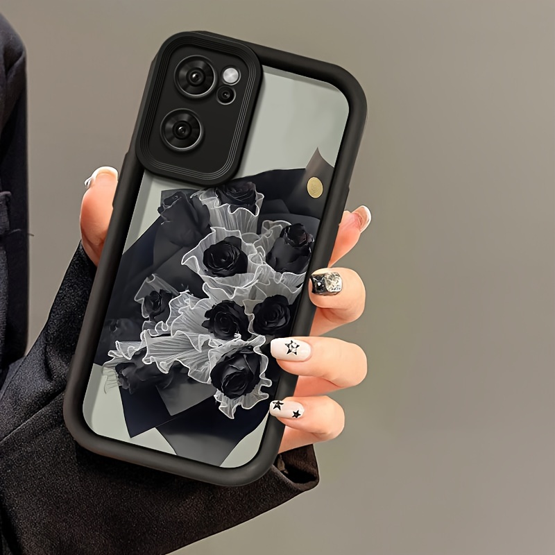 Sky Ladder Painted Dark Rose Phone Case Oppo Reno7 Reno8 F21 - Temu ...