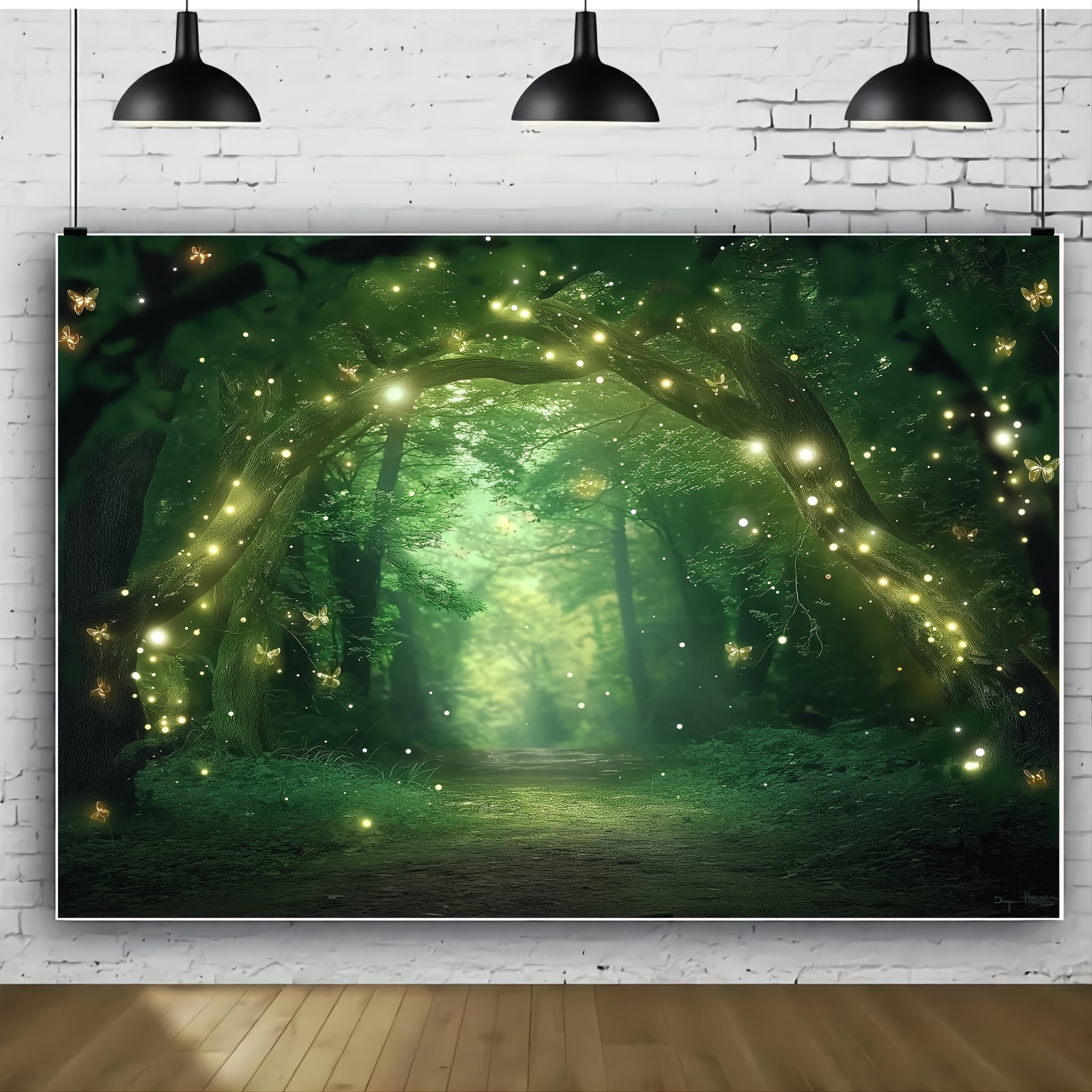 Toile Fond Magique En Polyester Jardin Conte Fées Thème Pays - Temu ...