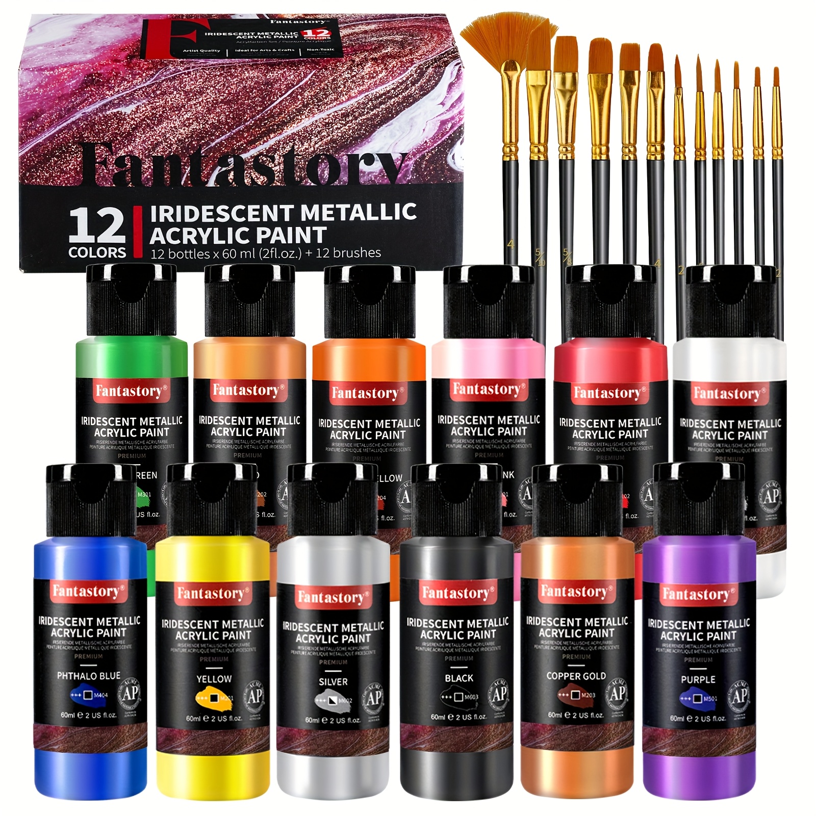 metallic paint sold on Temu United States