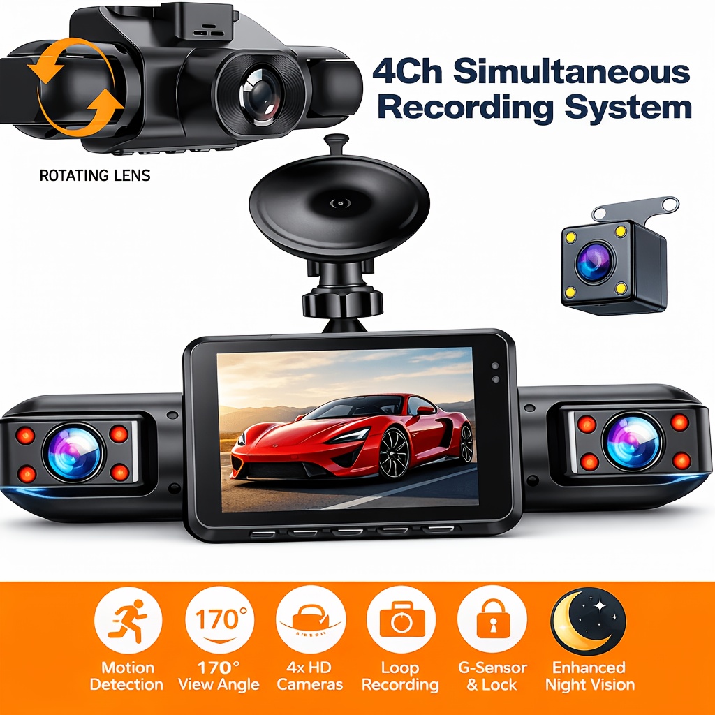 dash cameras sold on Temu United States