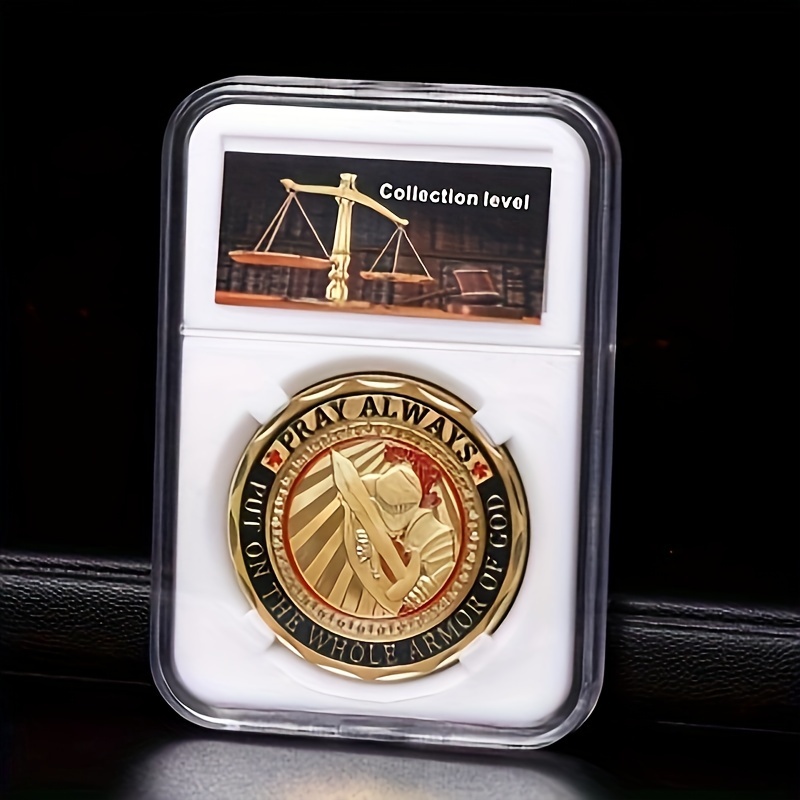 God's Military Commemorative Coin Double sided Enamel - Temu