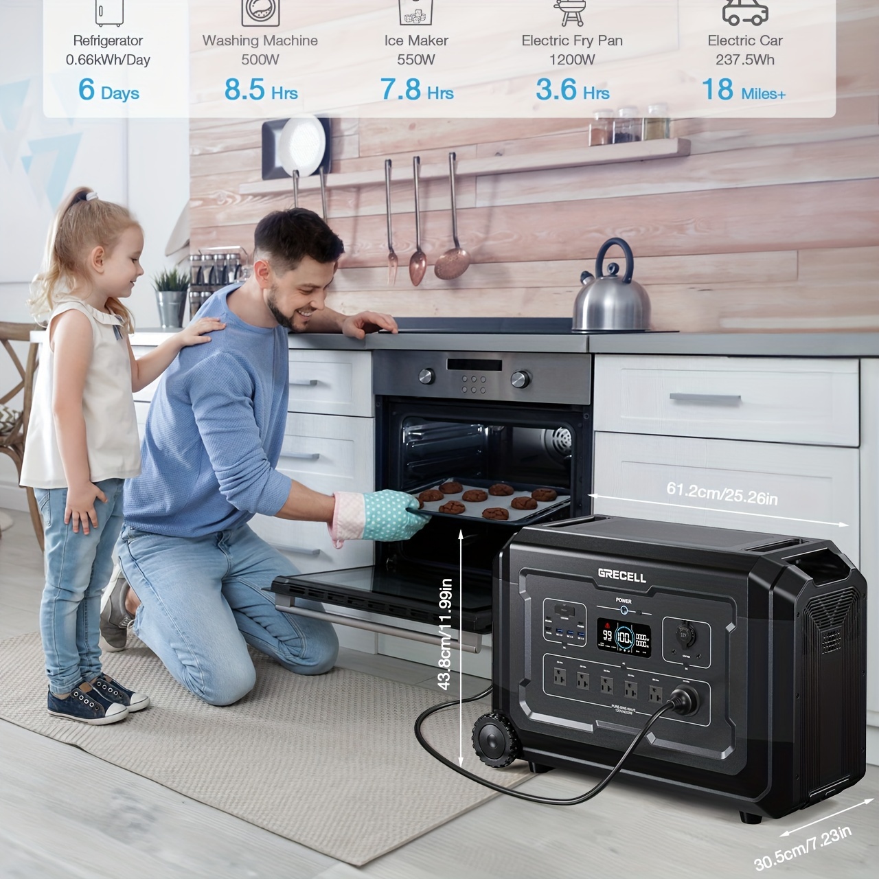 Portable Power Station 5040wh Solar Generator Lifepo4 Home - Temu