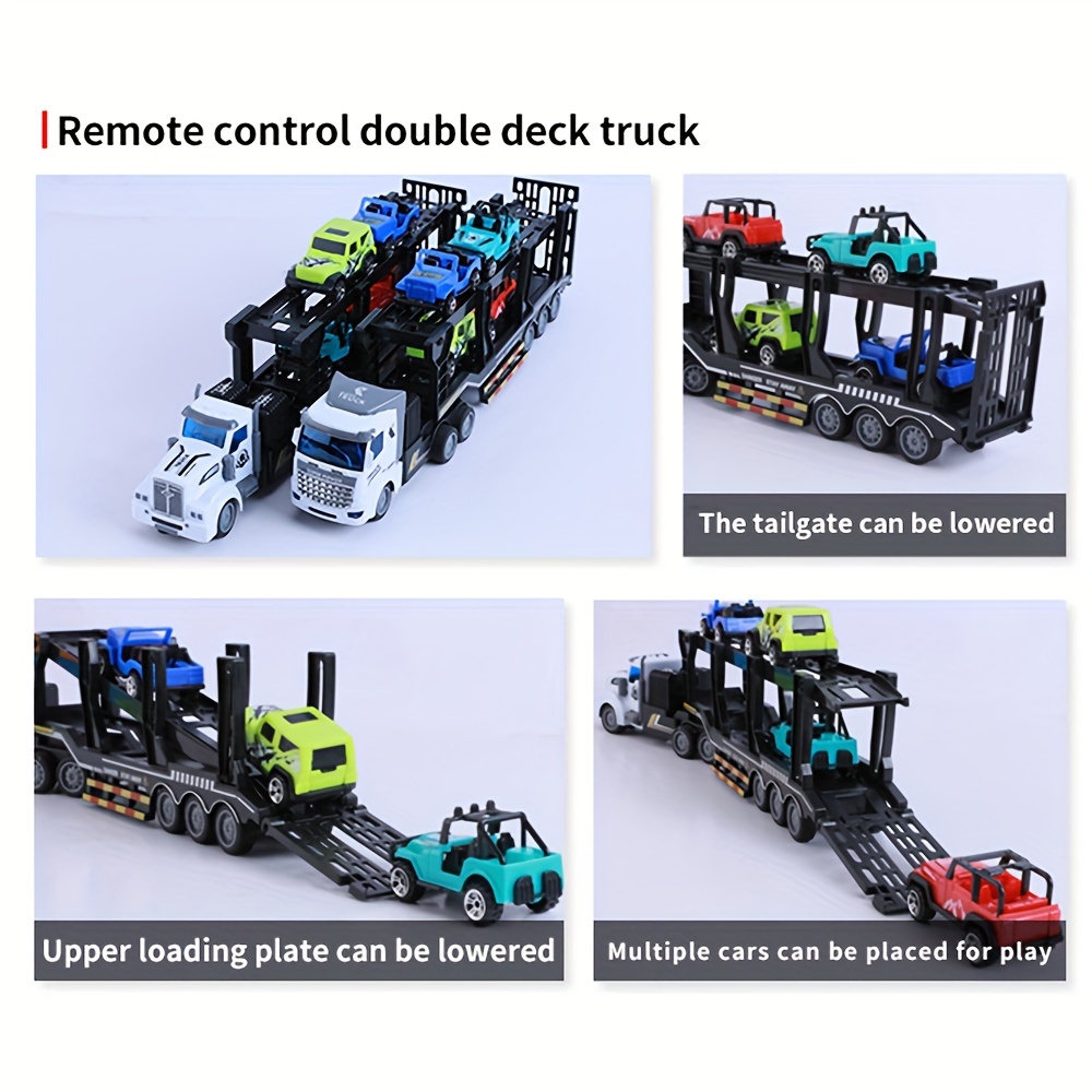 Simulation Electric Remote Control Semi-trailer Tanker Container, Large ...