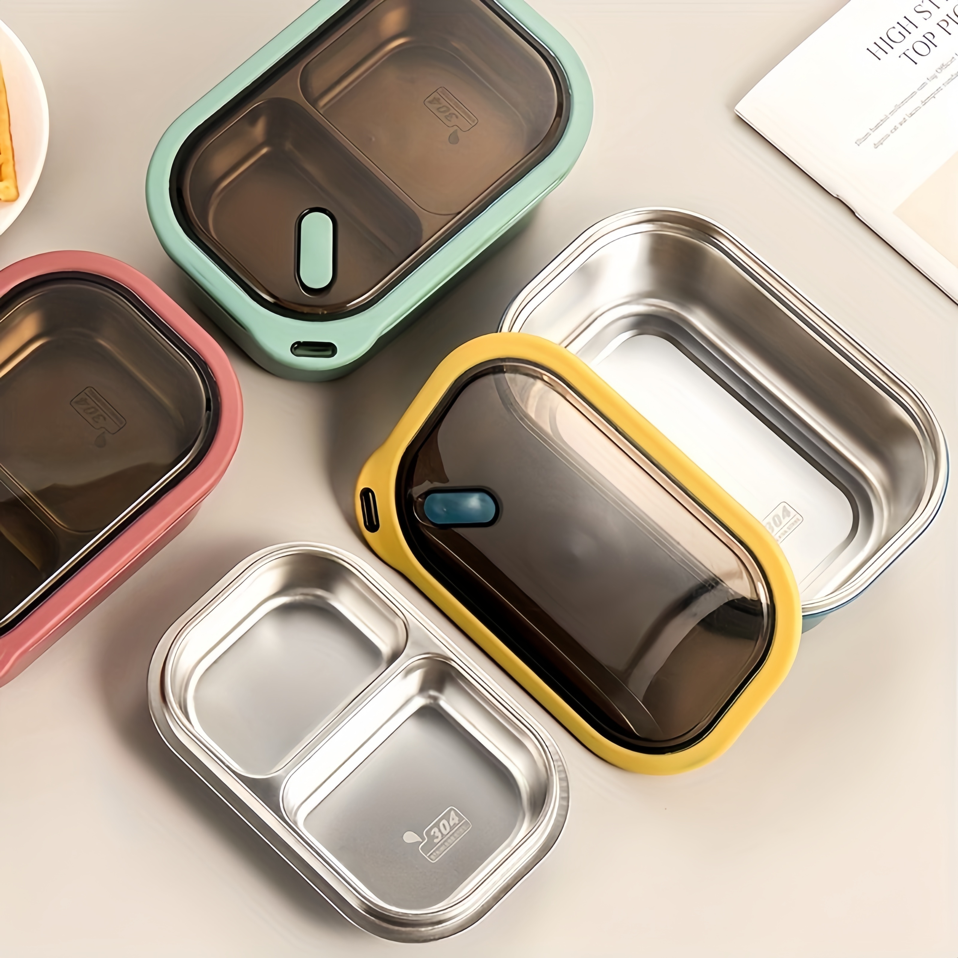 bento boxes double layer stainless steel bento box adult - Temu Australia