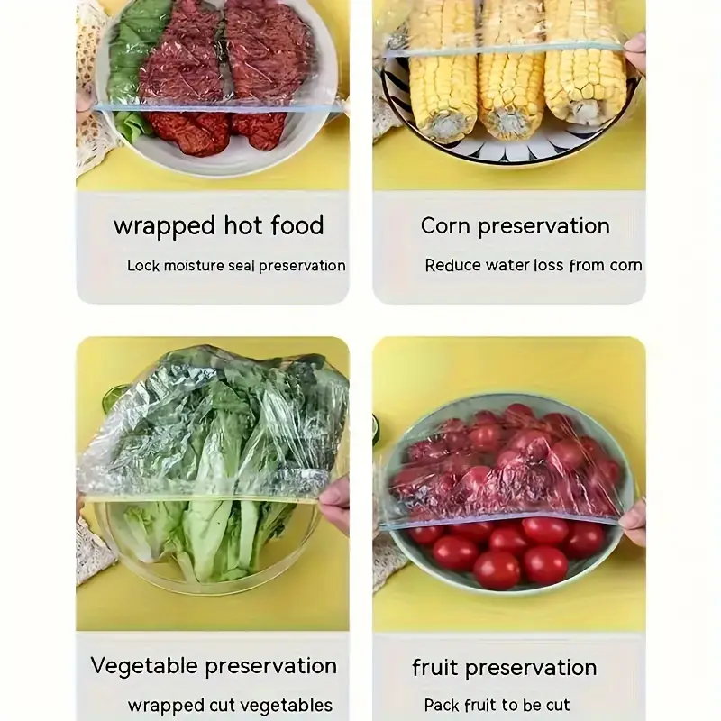 бр Еднократни пластмасови капаци за хранителни продукти Temu Bulgaria