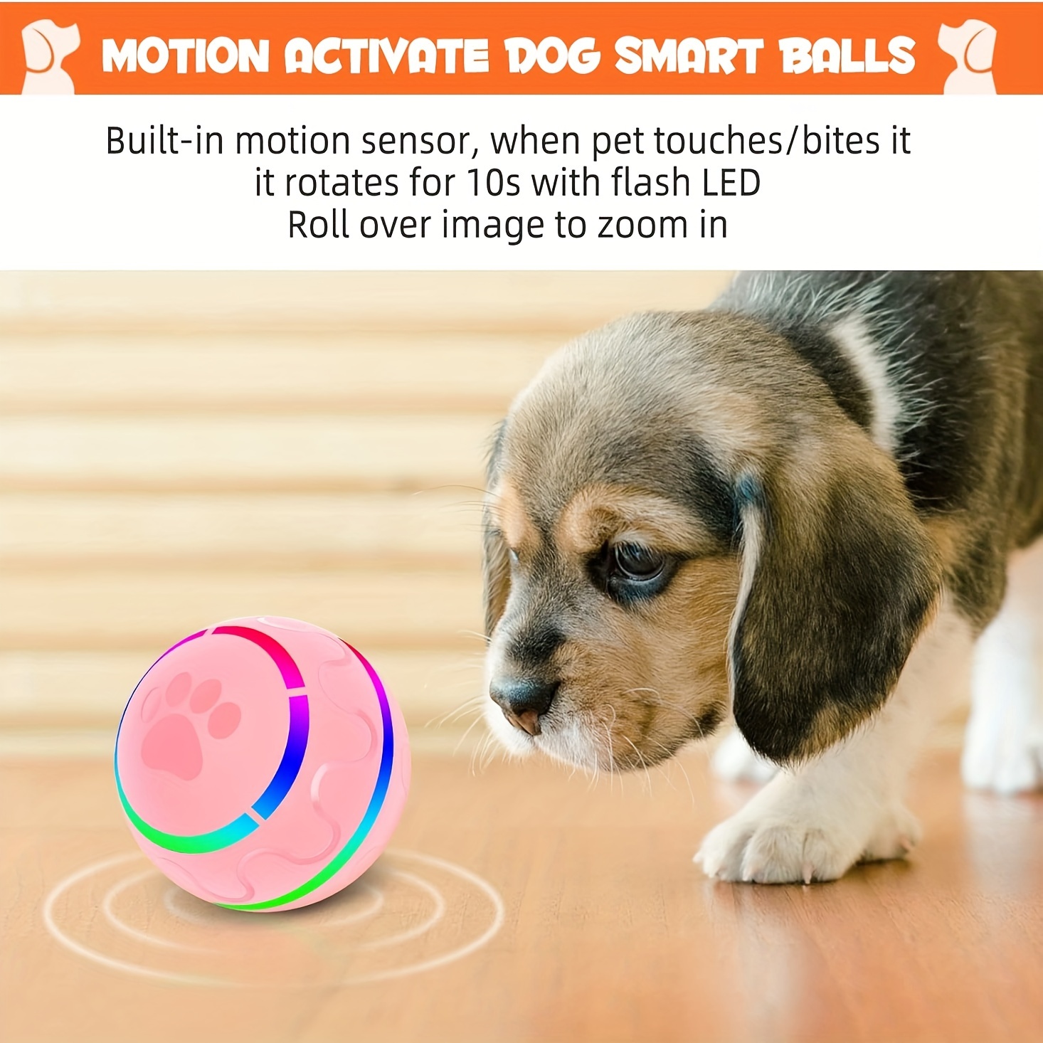 Shaky Ball Toy For Dogs Pet Supplies : Fiopet 2PCS Duraspin Dog Ball ...