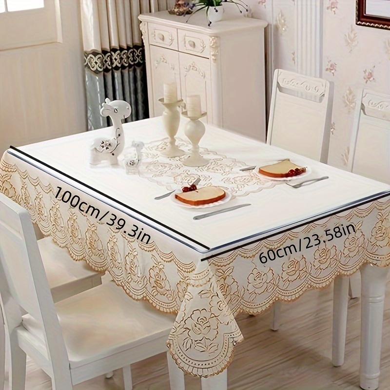 Pvc Tablecloth - Temu