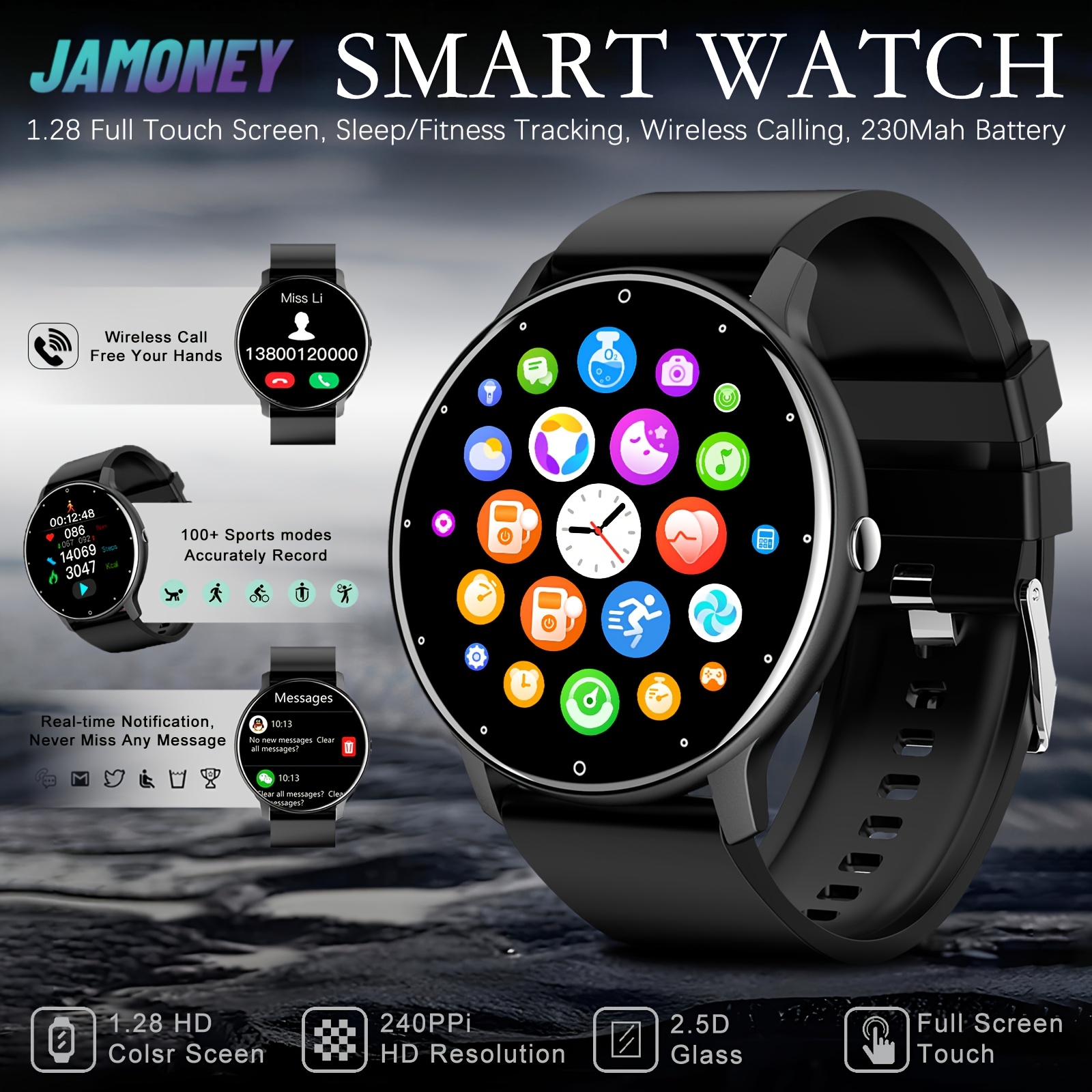 smartwatches sold on Temu United States