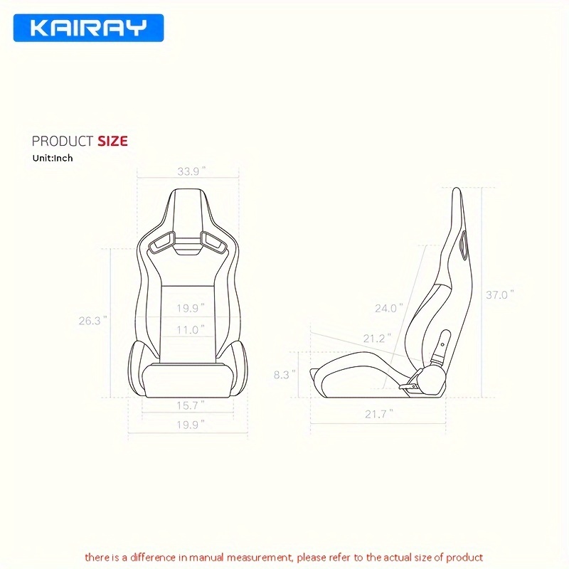 Racing Seats Ergonomic Gaming Chair With Dual Sliders Racing Bracket ...