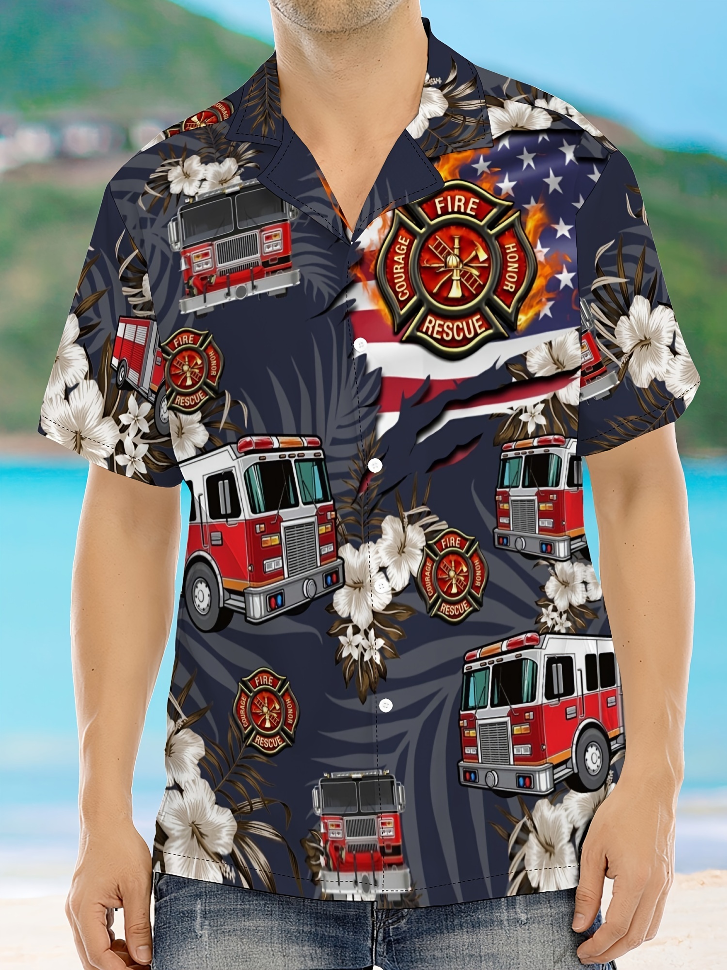 fireman costume sold on Temu United States