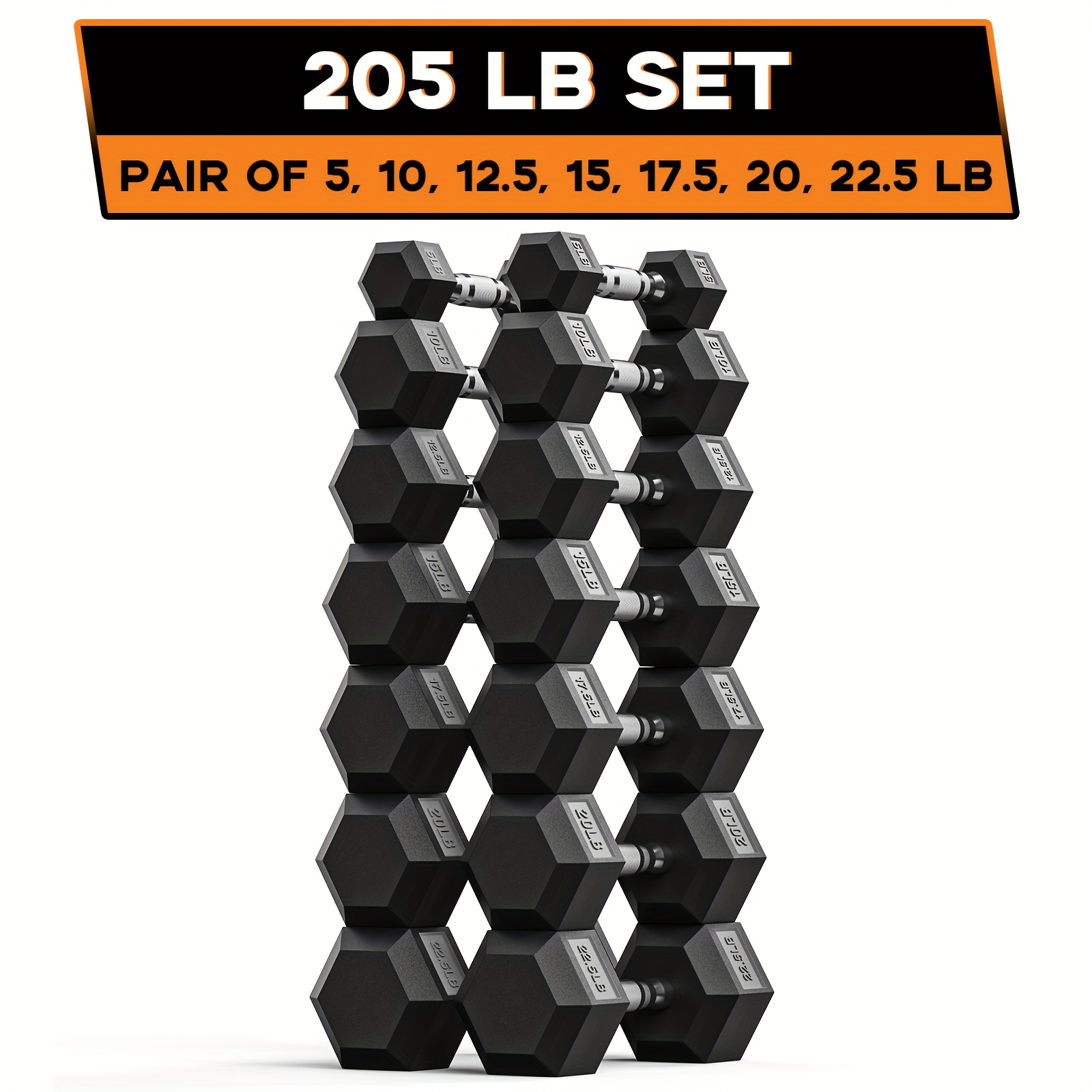weights dumbbells sets sold on Temu United States