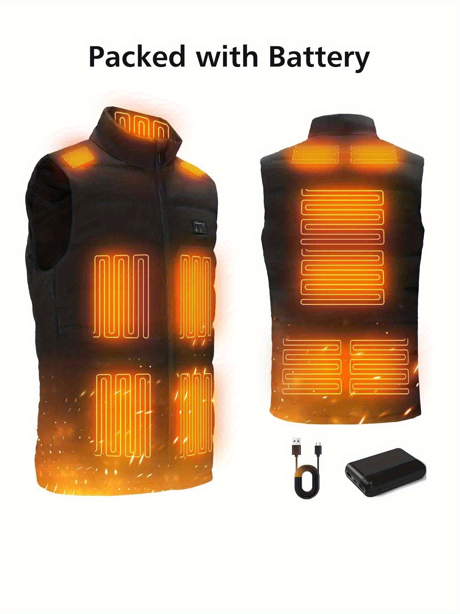 heated vest sold on Temu United States
