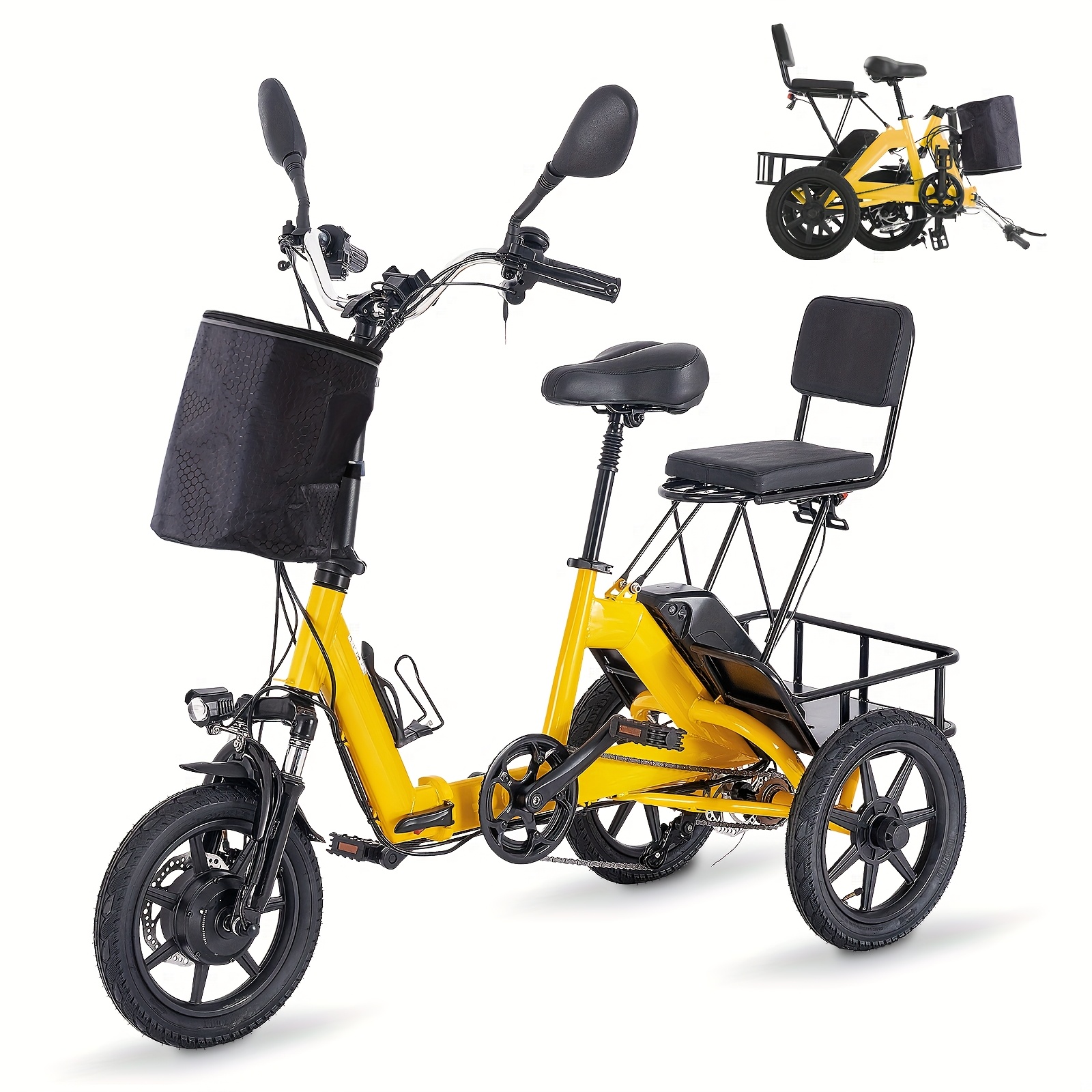 electric adult tricycle sold on Temu United States