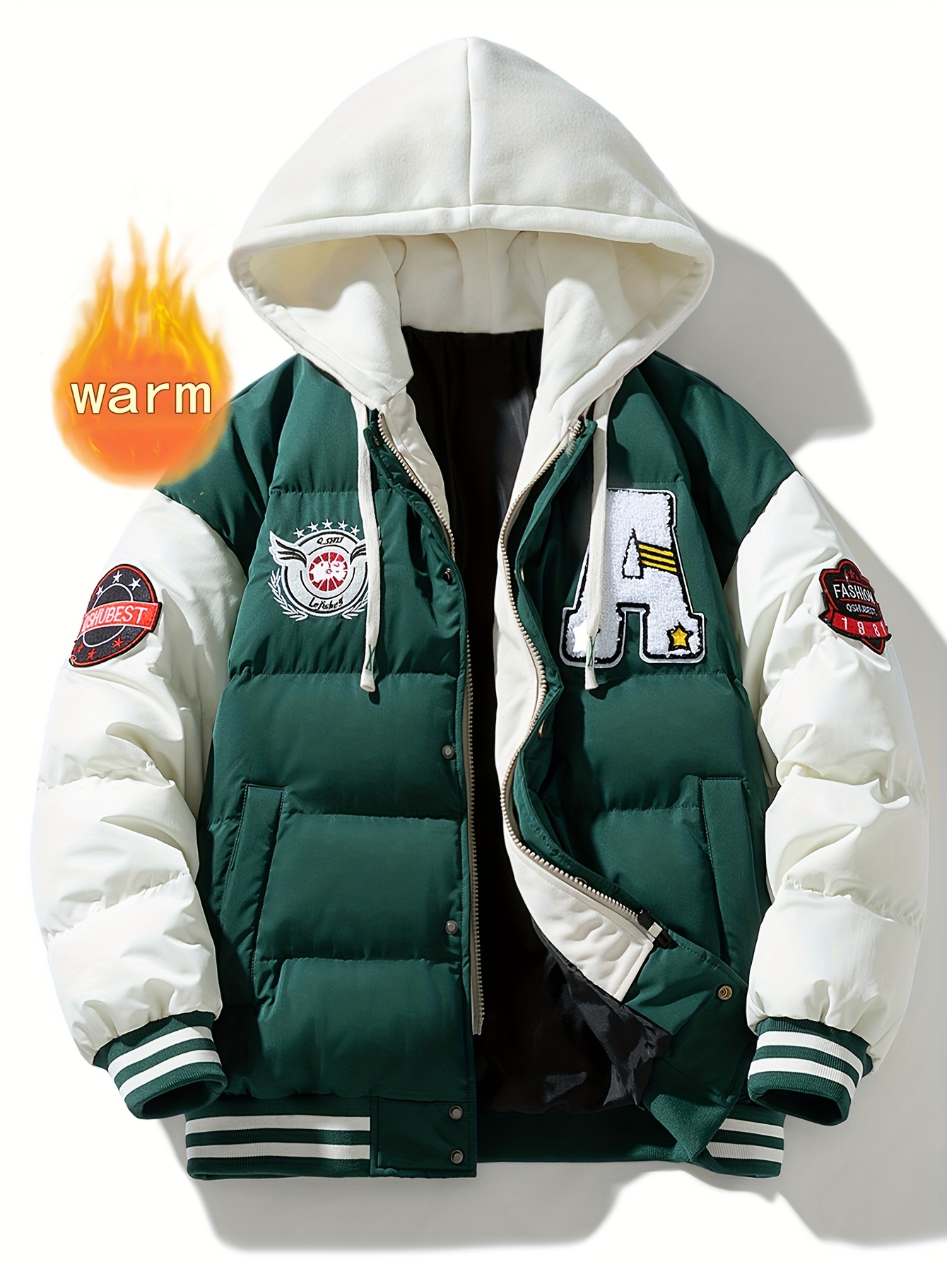 men jackets sold on Temu United States