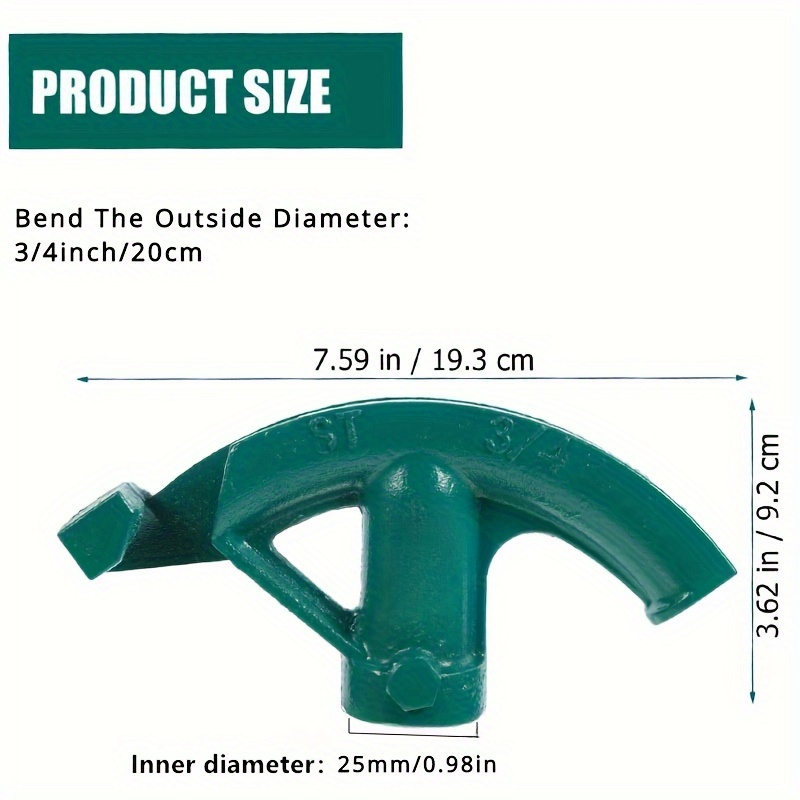 Heavy duty Manual Pipe Bender Tool Steel Copper Conduit - Temu