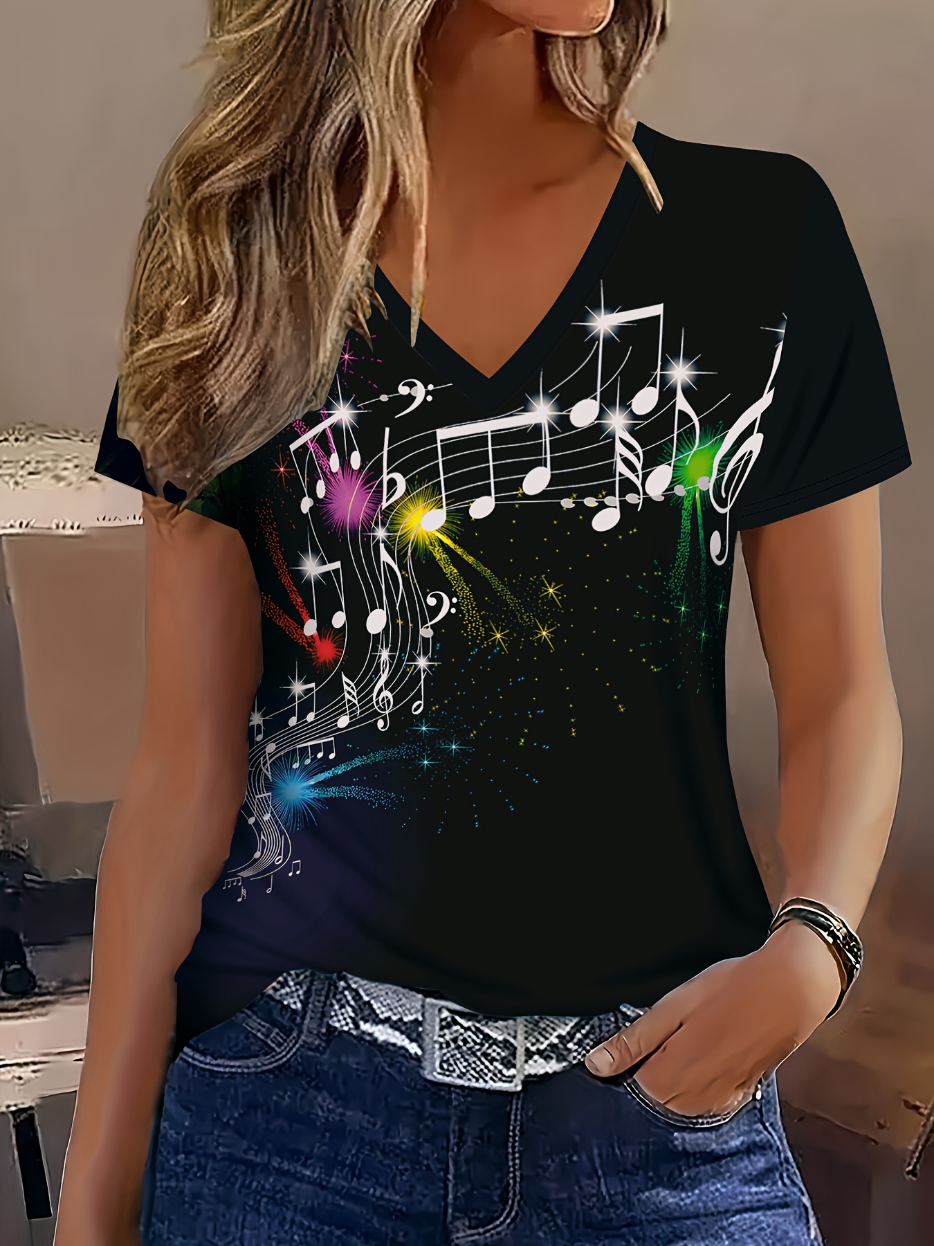 music shirts for women sold on Temu United States