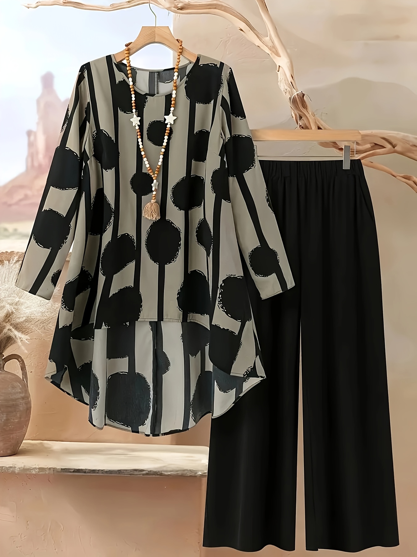 two piece pant suit sold on Temu United States