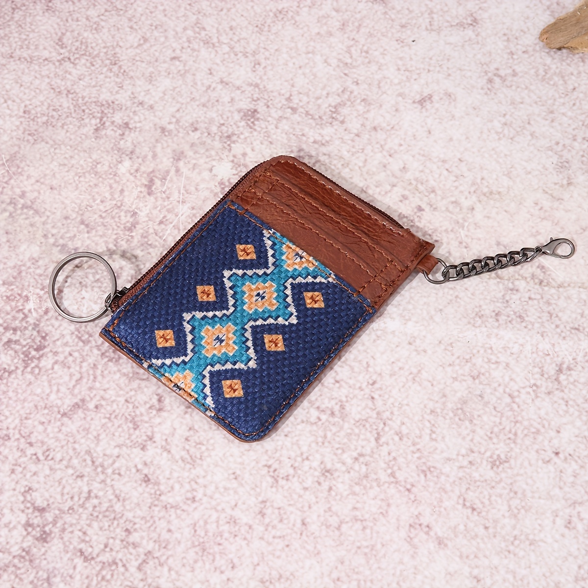 Western Style Mini Short Wallet Bohemian Style Coin Purse - Temu
