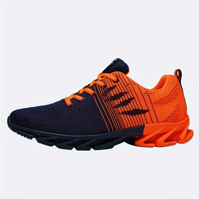 Plus Size Mens Trendy Breathable Sneakers Comfy Non Slip Lace Up Shoes ...