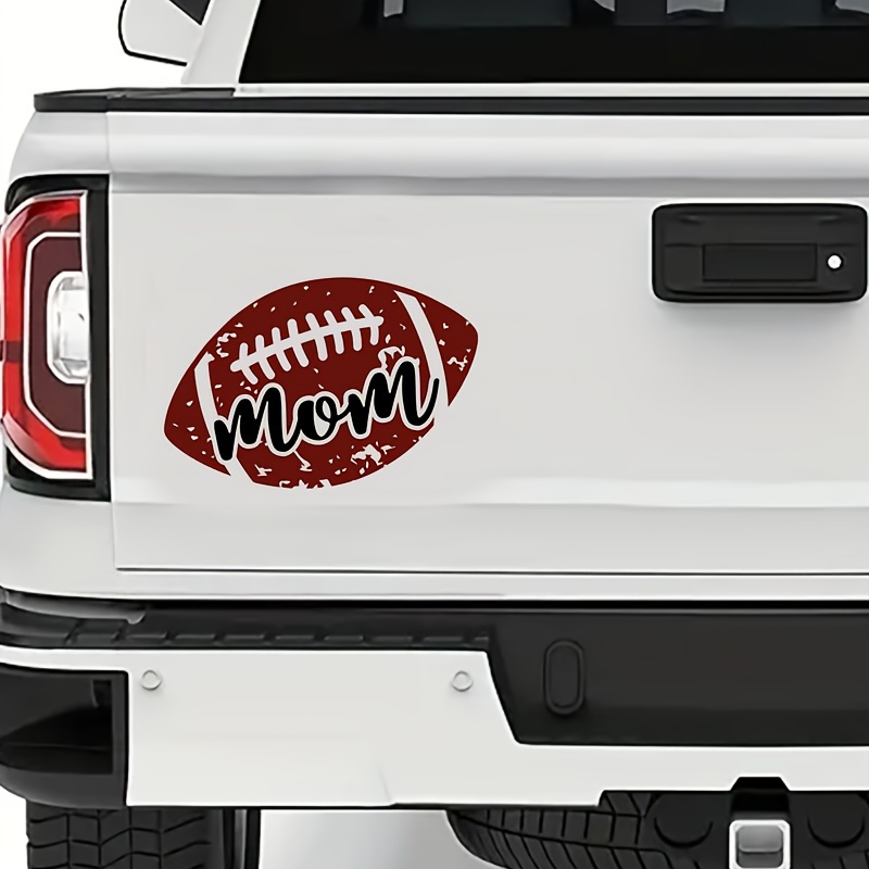 Football Mom Car Sticker Laptop Water Bottle Car Truck - Temu Australia