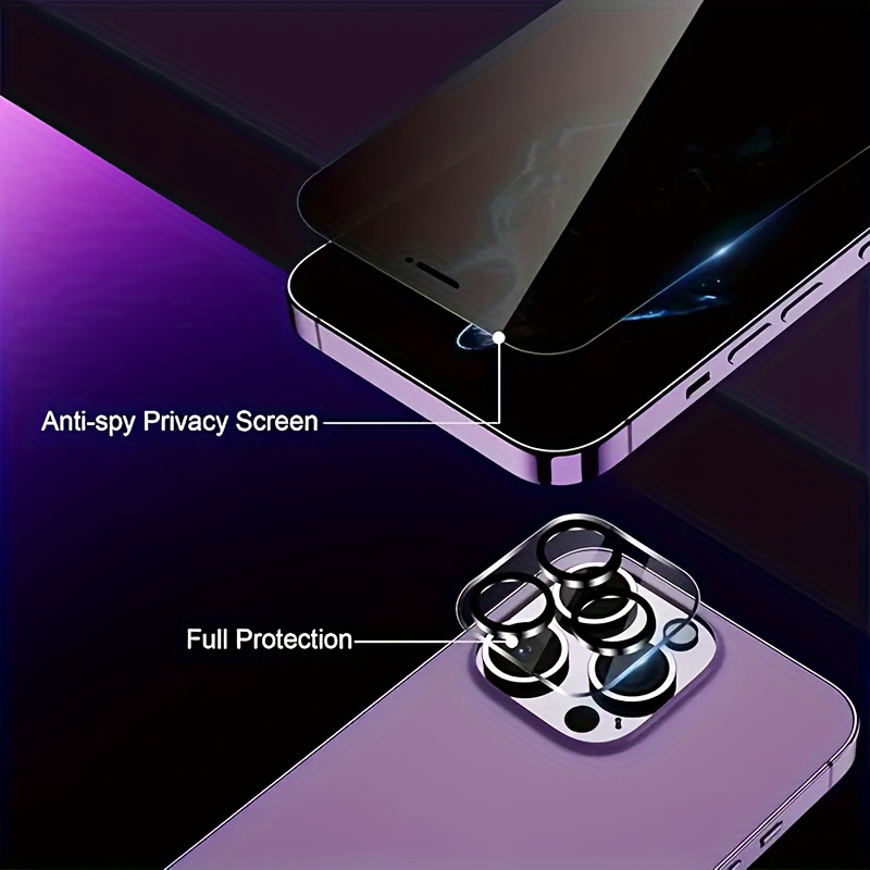 Protector 2 Tempered Glass Privacy - Temu