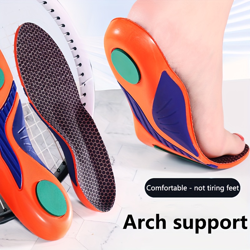 Poron Arch Support Insoles Men Women Athletic Shoe Inserts - Temu