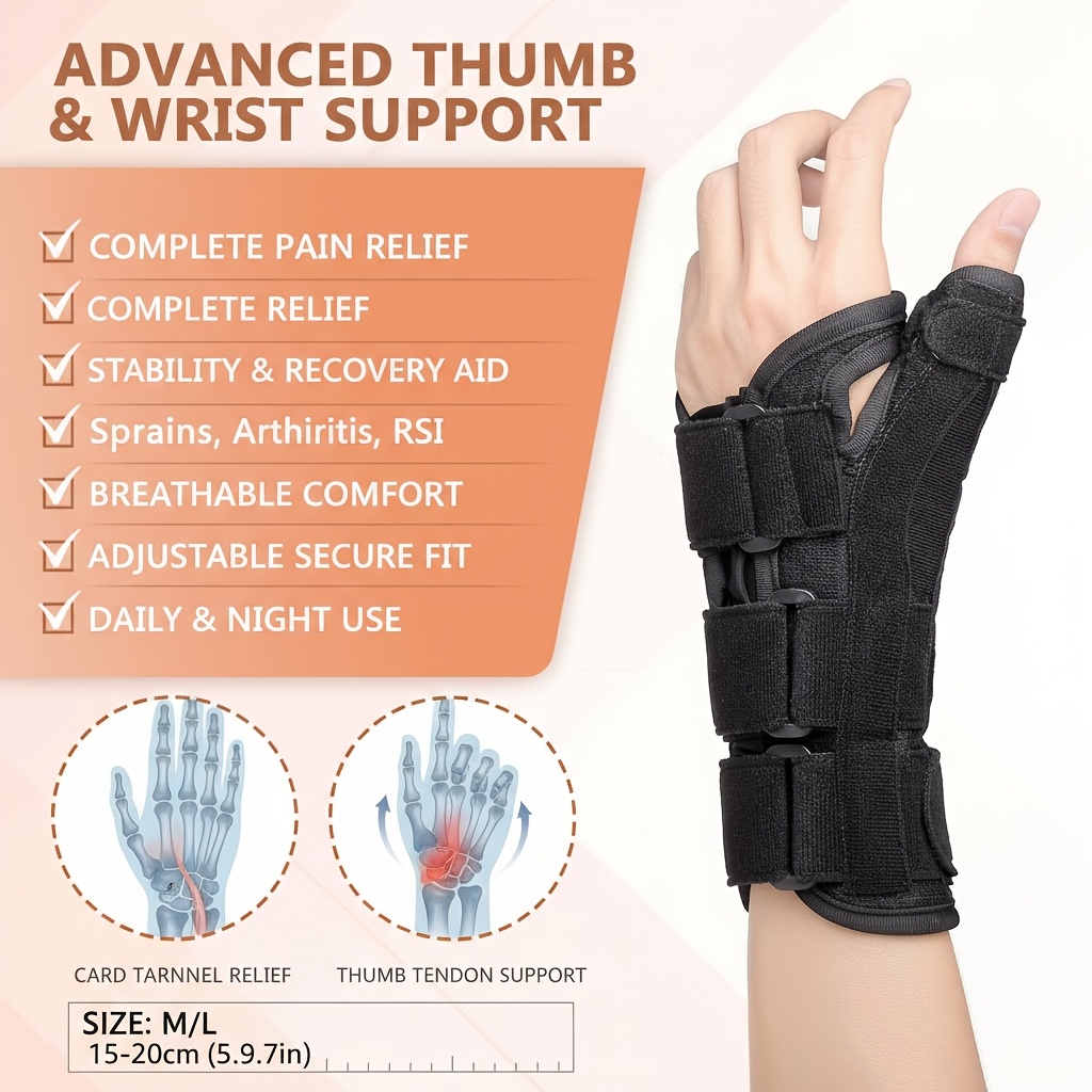 a wrist brace sold on Temu United States