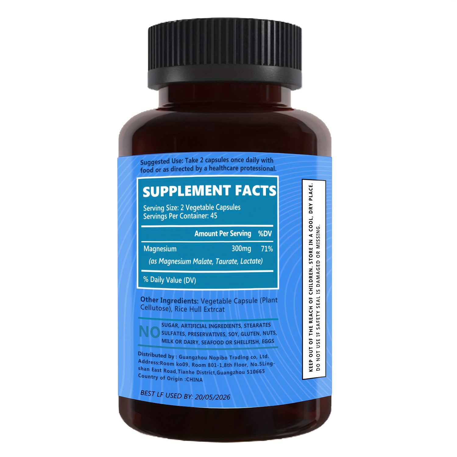 Magnesium Supplement Advanced Chelated Blend - Temu