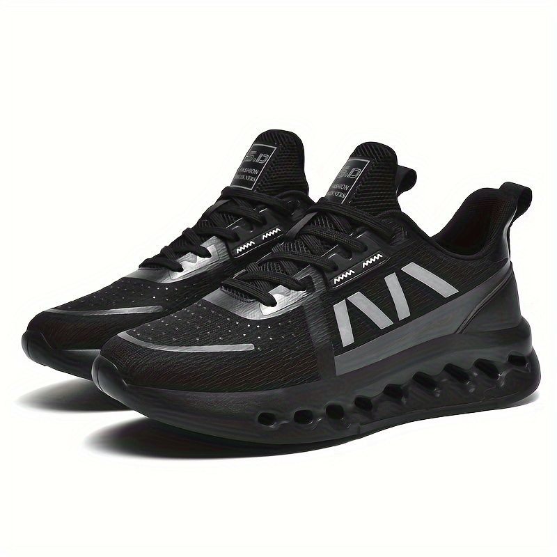 Running Shoes Men s Trendy Woven Knit Breathable Good Shock - Temu New ...