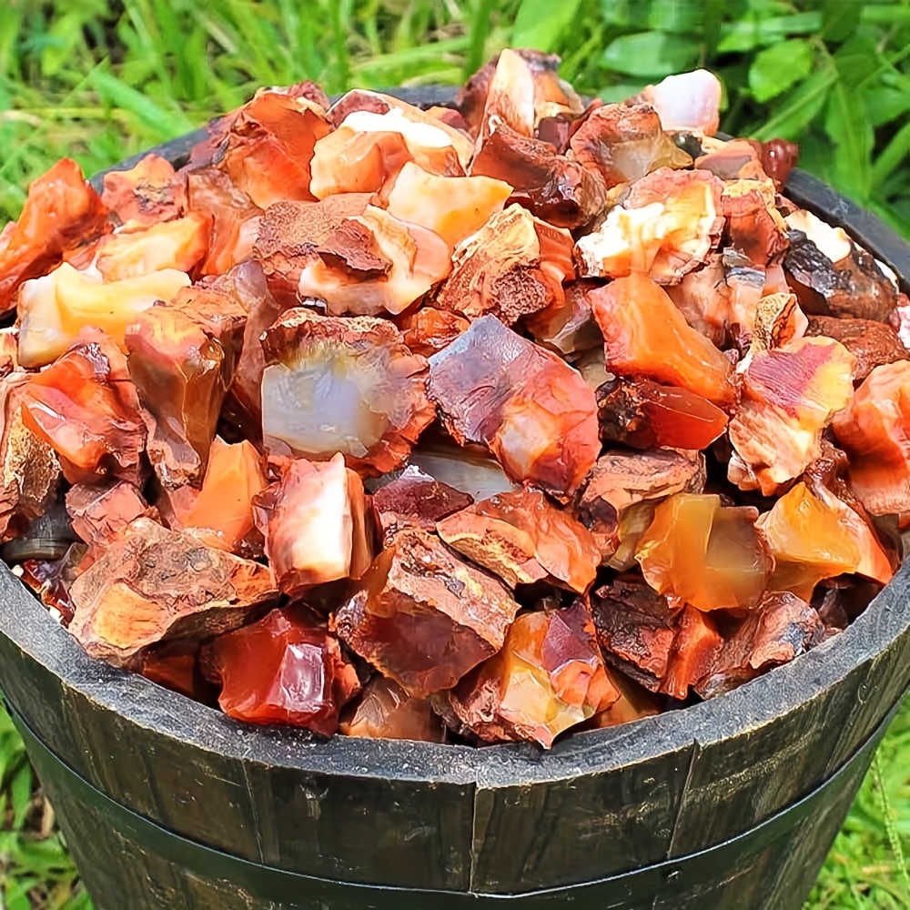 Rough red agate store