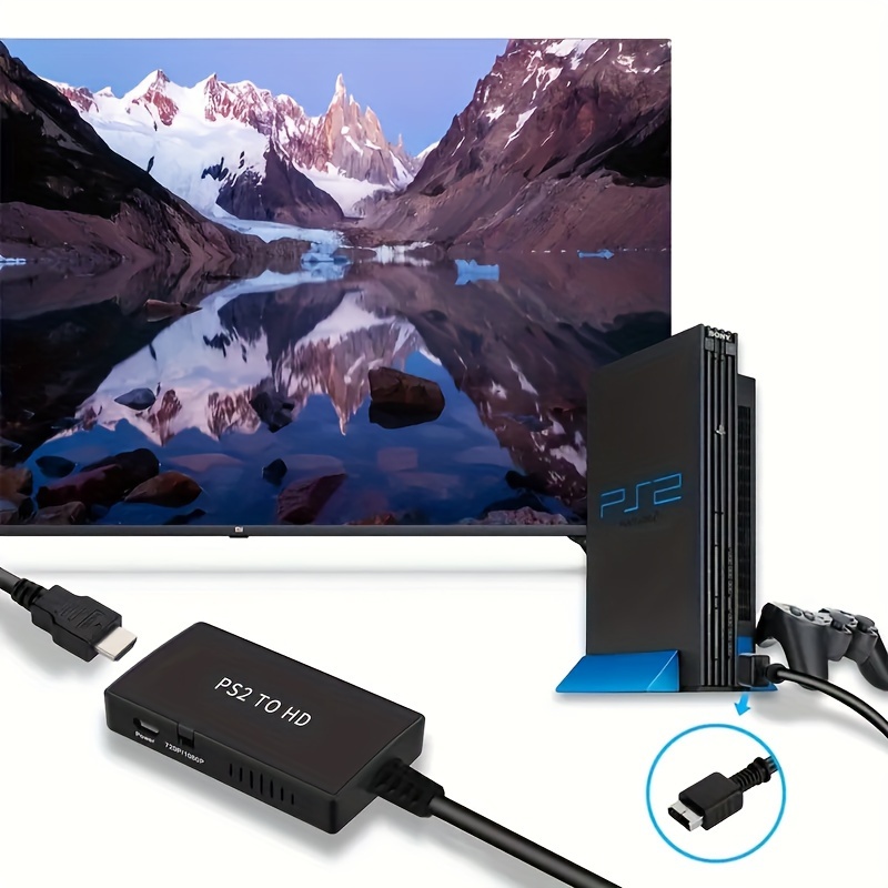 Compatible With Ps2 To Hdtv Ps2 To 1 2 Connector With Audio And Video ...