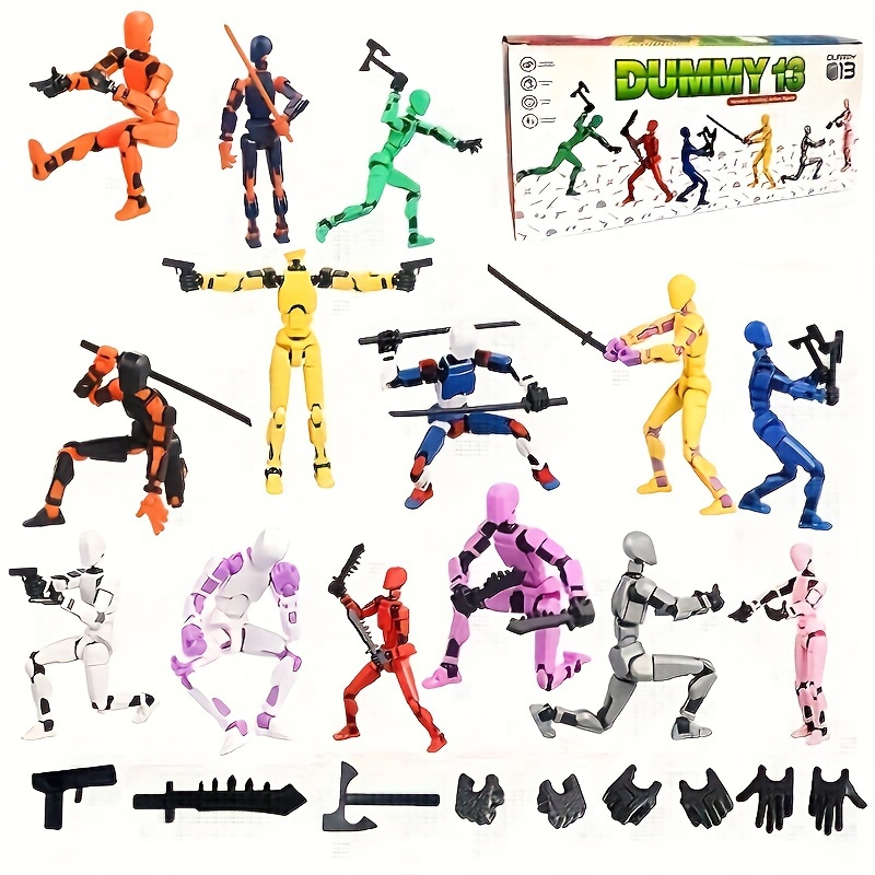 dummy 13 action figure sold on Temu United States