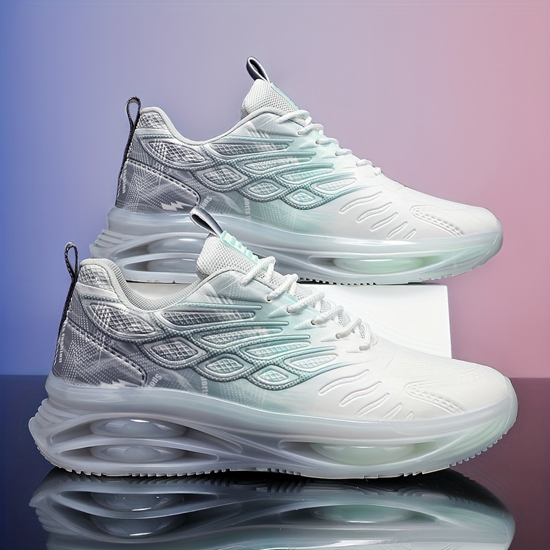 Sapatos Desportivos Com Padrão De Asas Em Cores Degradê, Confortáveis E ...