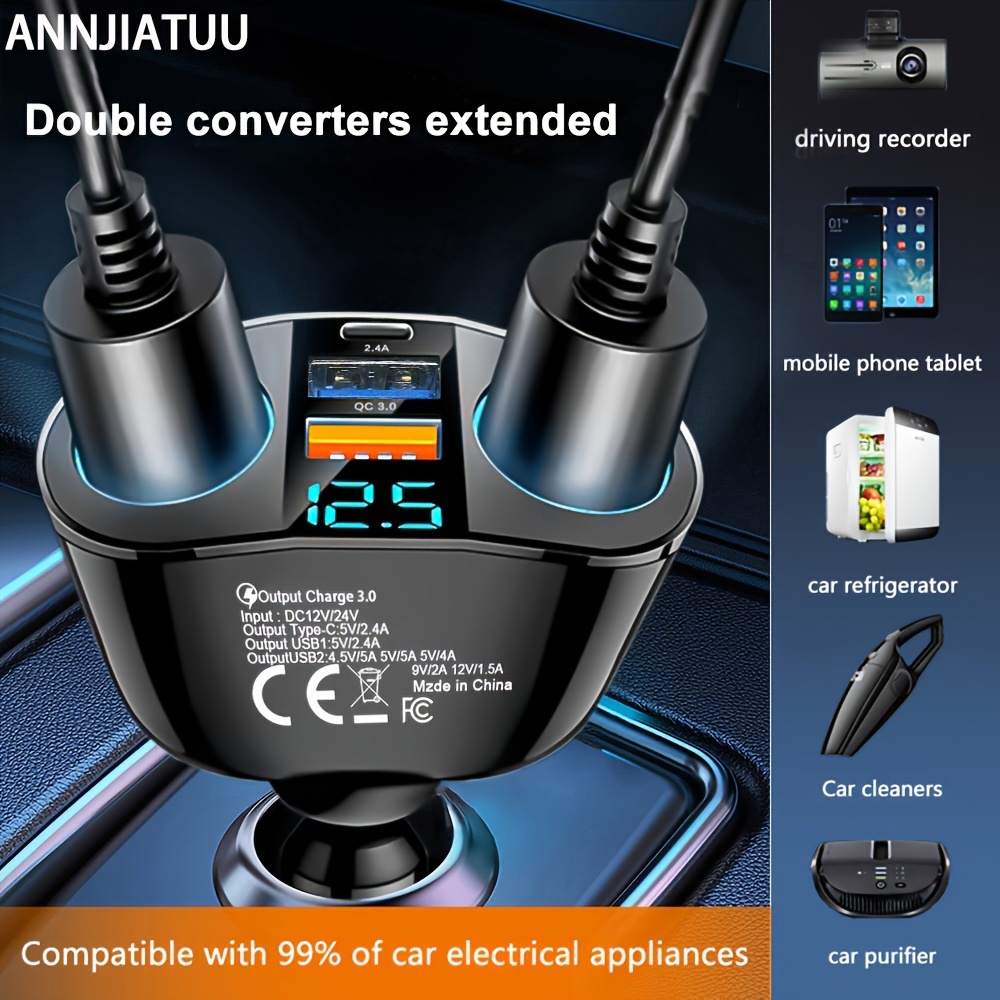 Multi car charger for mobile phones store