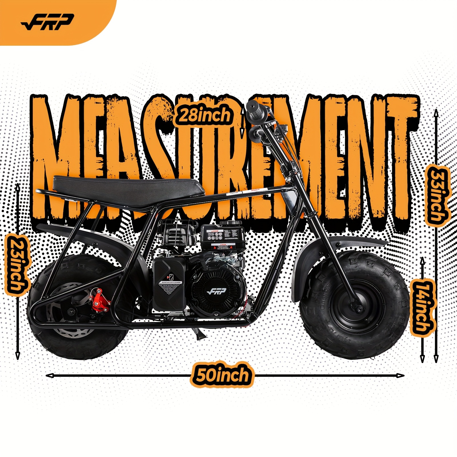 mini bikes sold on Temu United States