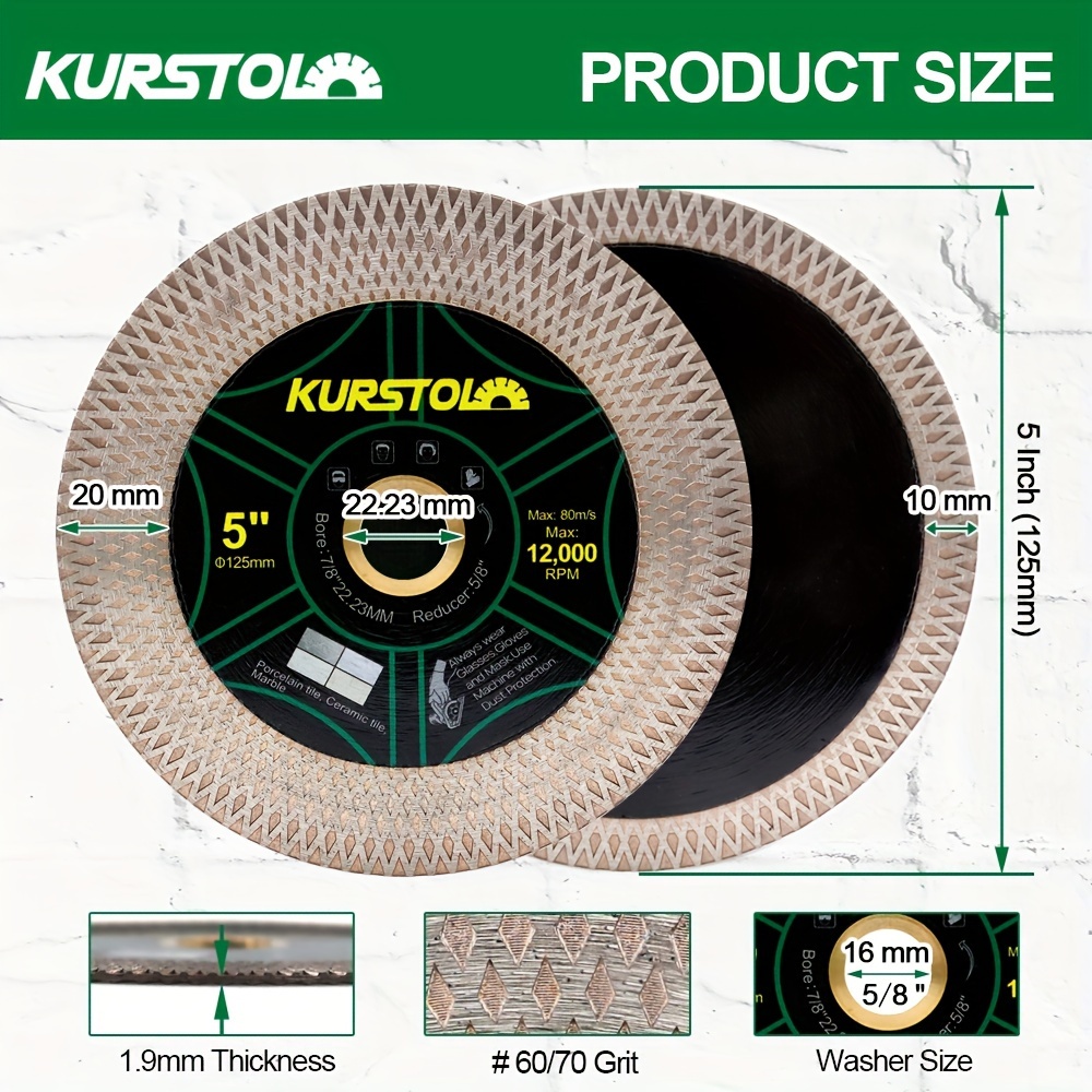 Tile Diamond Saw Blade Dual purpose Diamond Cutting Disc - Temu