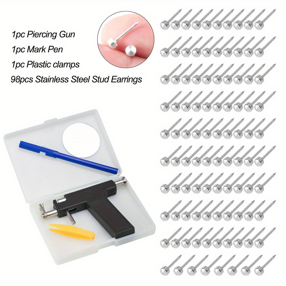 Ear Piercing Set Including Ear - Temu United Kingdom