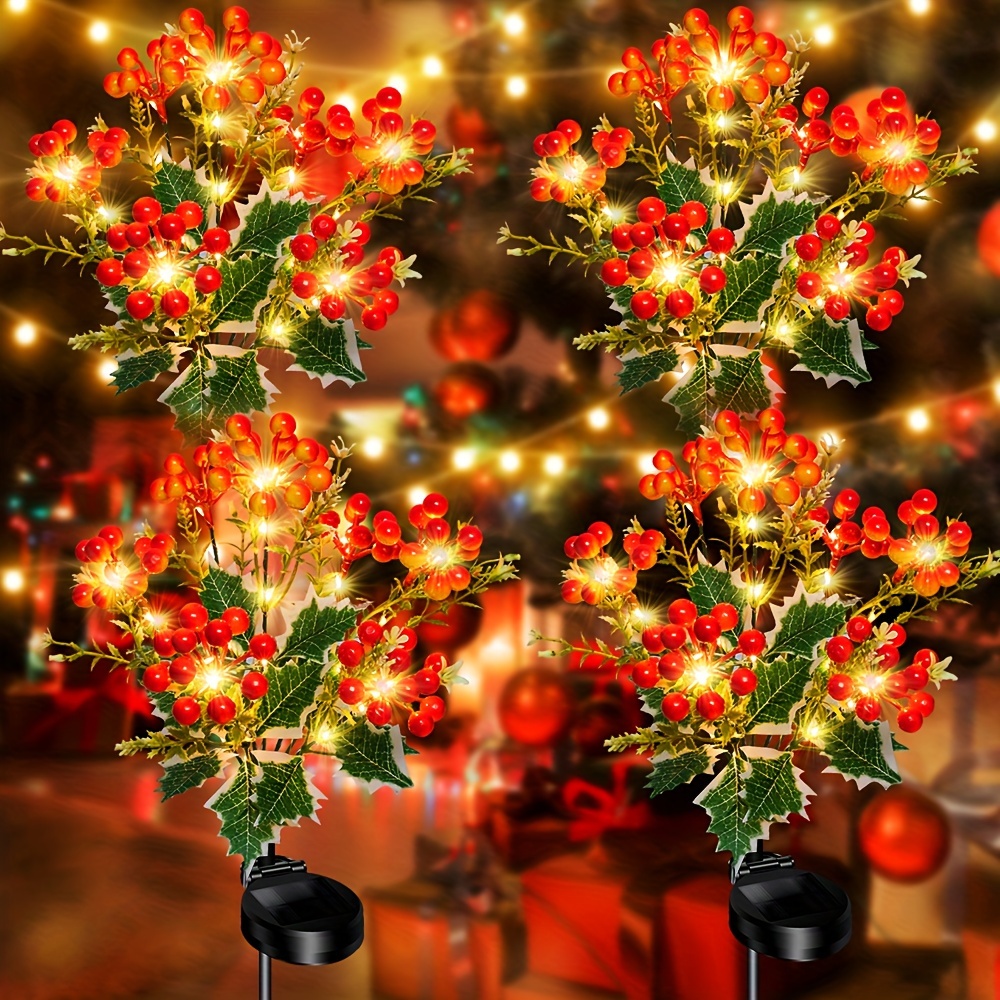 Decorating Trees With Solar Lights