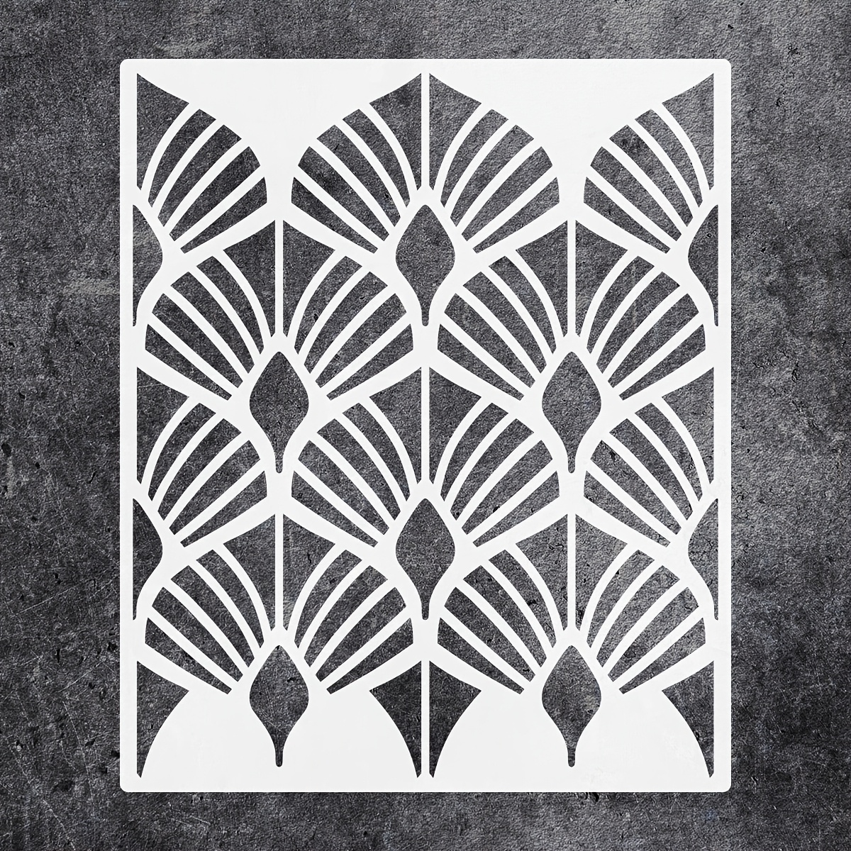 geometric stencils for walls - United Arab