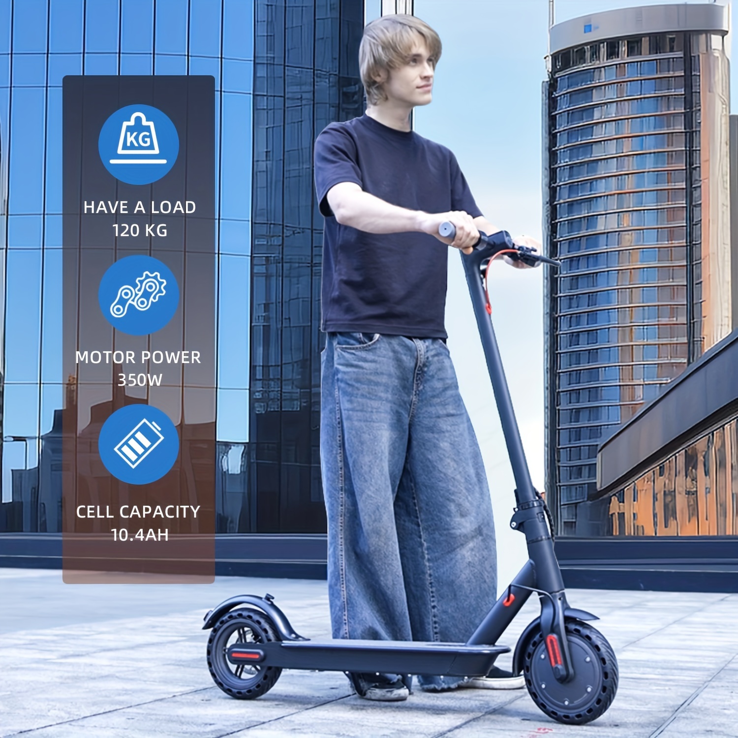 J3 Electric Scooter - Range Of Up To 20 Miles, Tire Of 8.5'', Motor ...