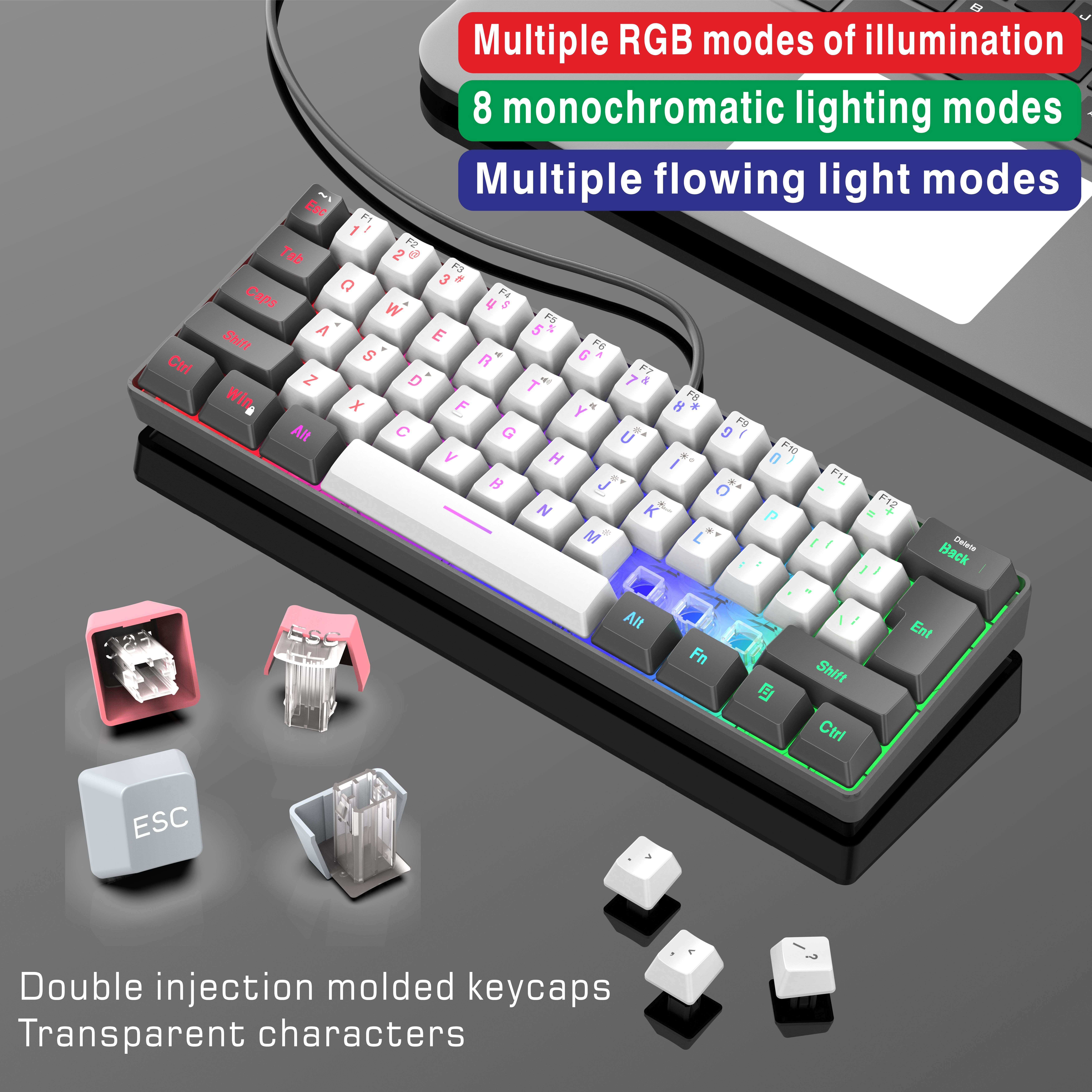 60 percent keyboard sold on Temu United States