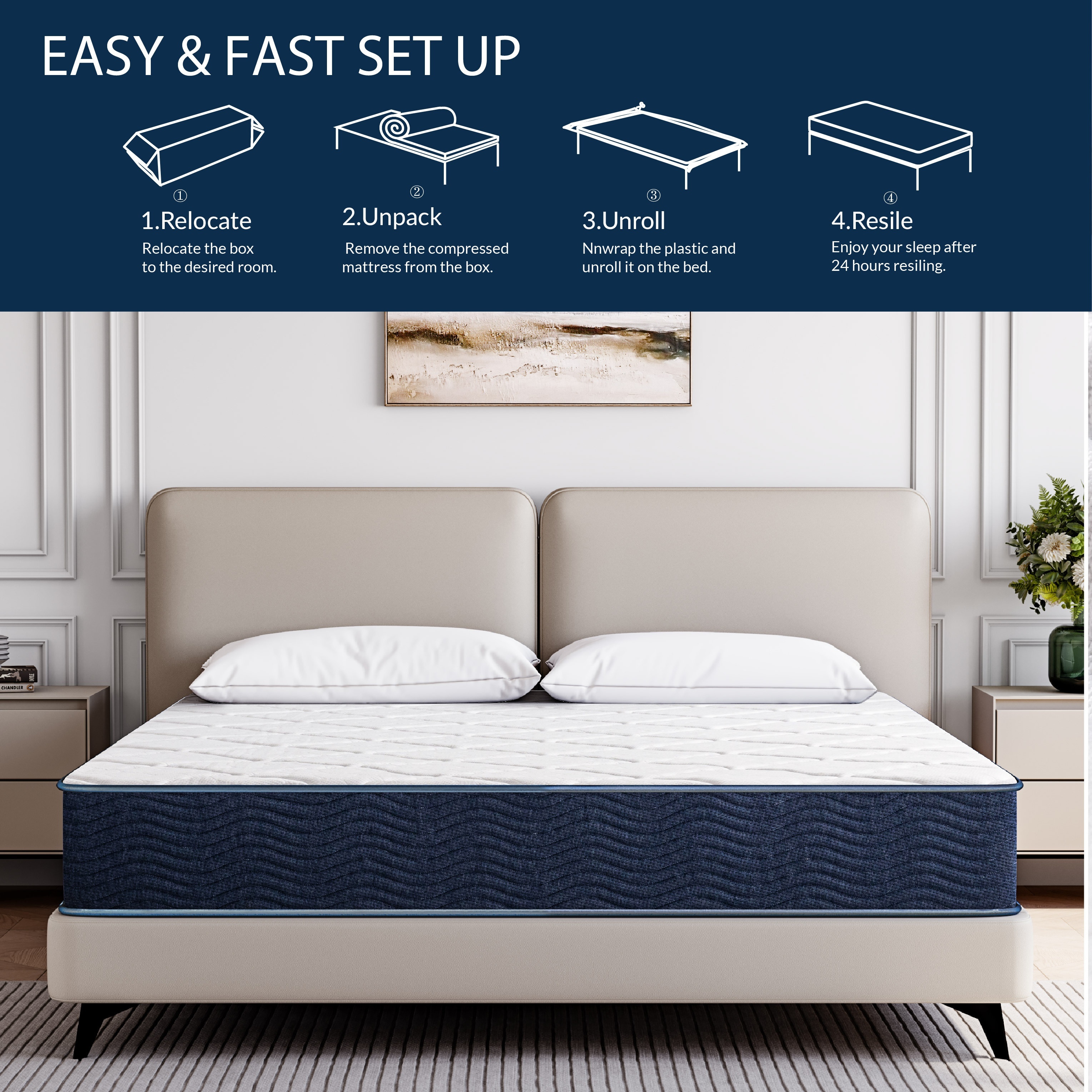 Techforma Furniture Superior Comfort Twin Xl 11 Inch Hybrid Proudly ...